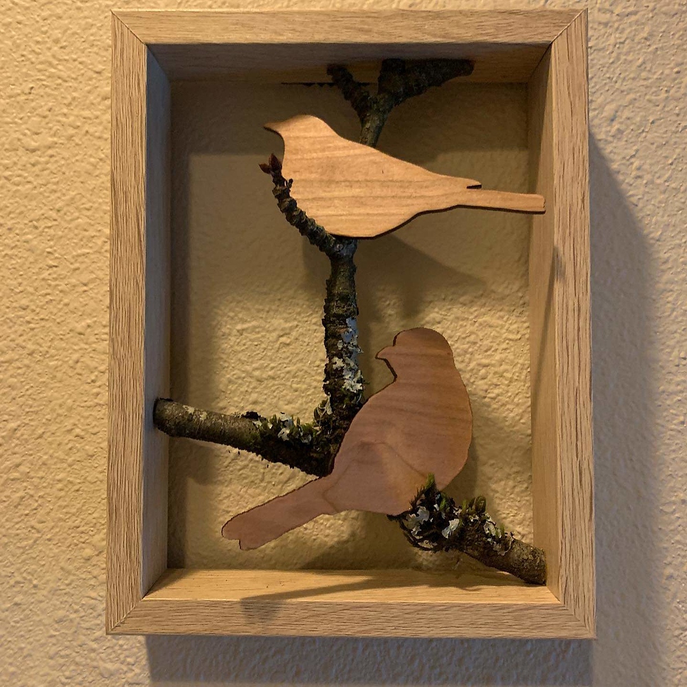 Bird branch shadow box - Completed Projects - the Lettuce Craft Forums