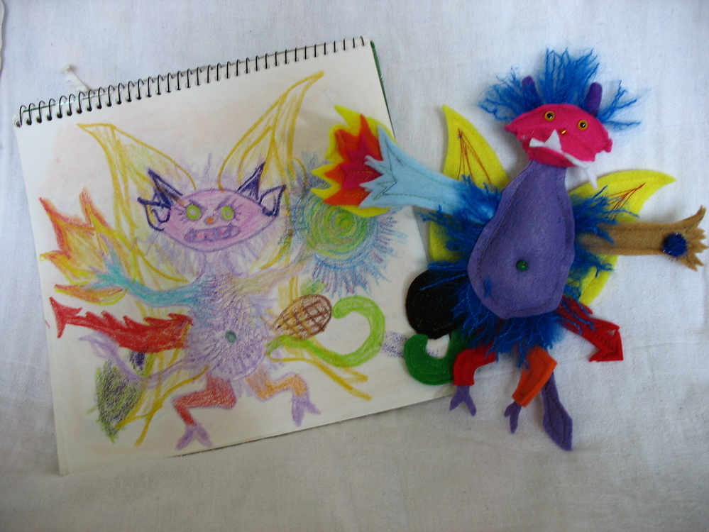 Stuffies from kid drawings/ideas - Monster Jam 2020 - Completed ...