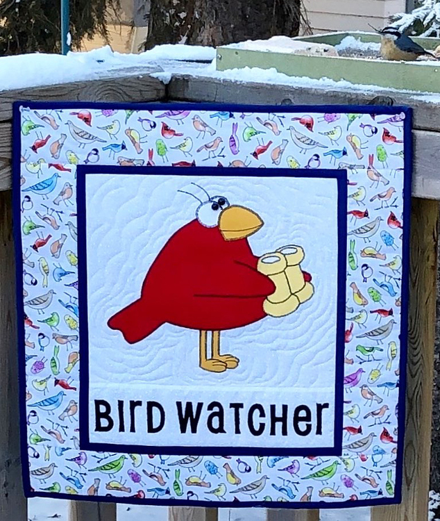 Bird Watcher ... mini quilt - Completed Projects - the Lettuce Craft Forums